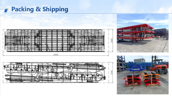 Packing & Shipping Soulation for commercial trailers