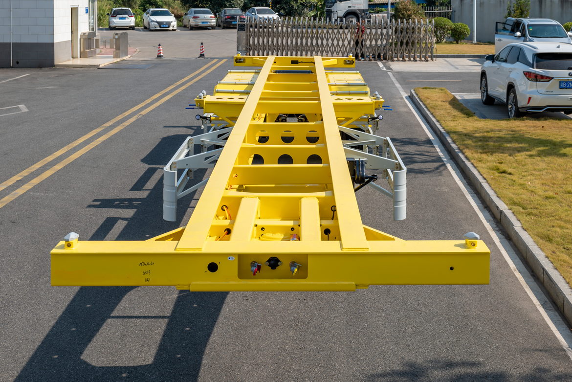 40FT 2 Axles Skeleton Semi-Trailer for Malaysia - 40FT 2 Axles Skeleton ...