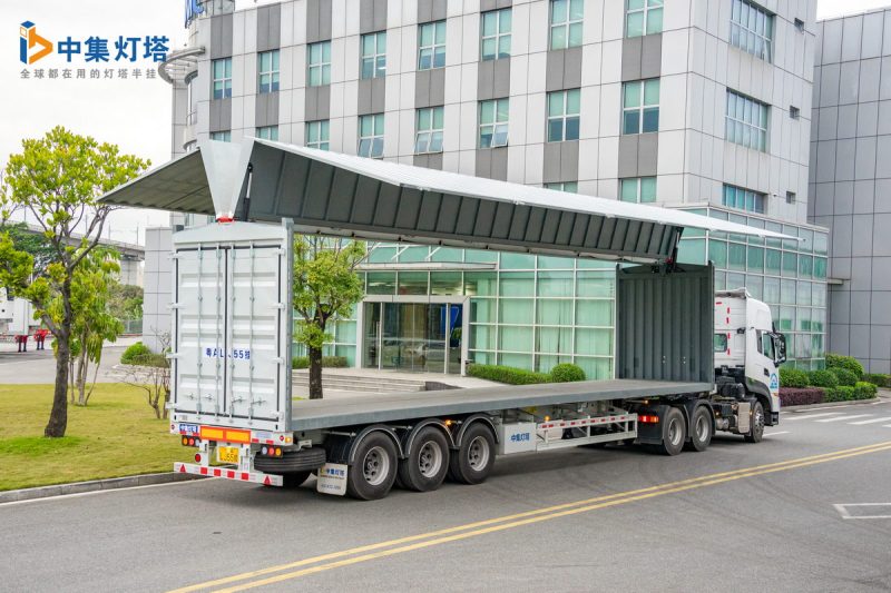 3 Axles Wing Opening Semi Trailer VC100005