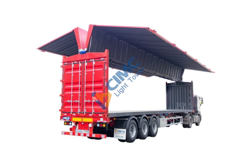 3 Axles Wing Opening Semi Trailer VC100005