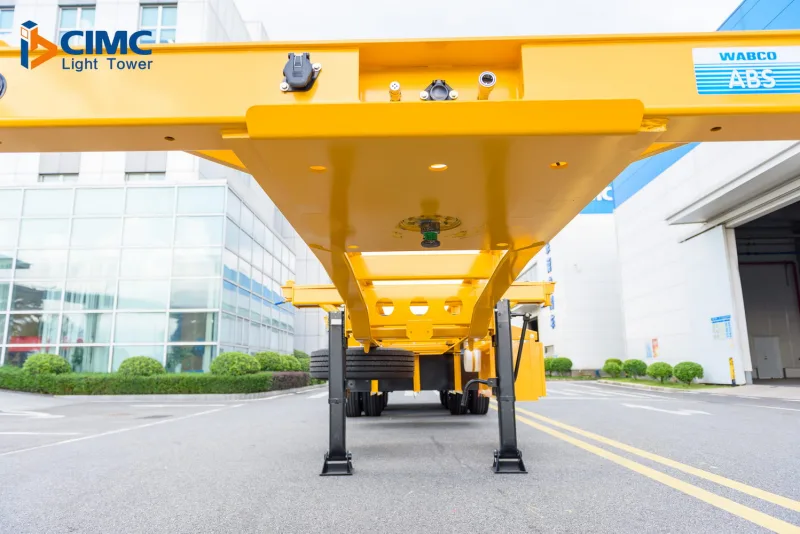 Supply Skeleton Semi-Trailer in SKD Form