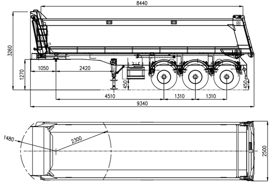 End Tipper Semi Trailer For Sale Listed By China | CIMC Group